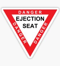 Ejection Seat Stickers | Redbubble