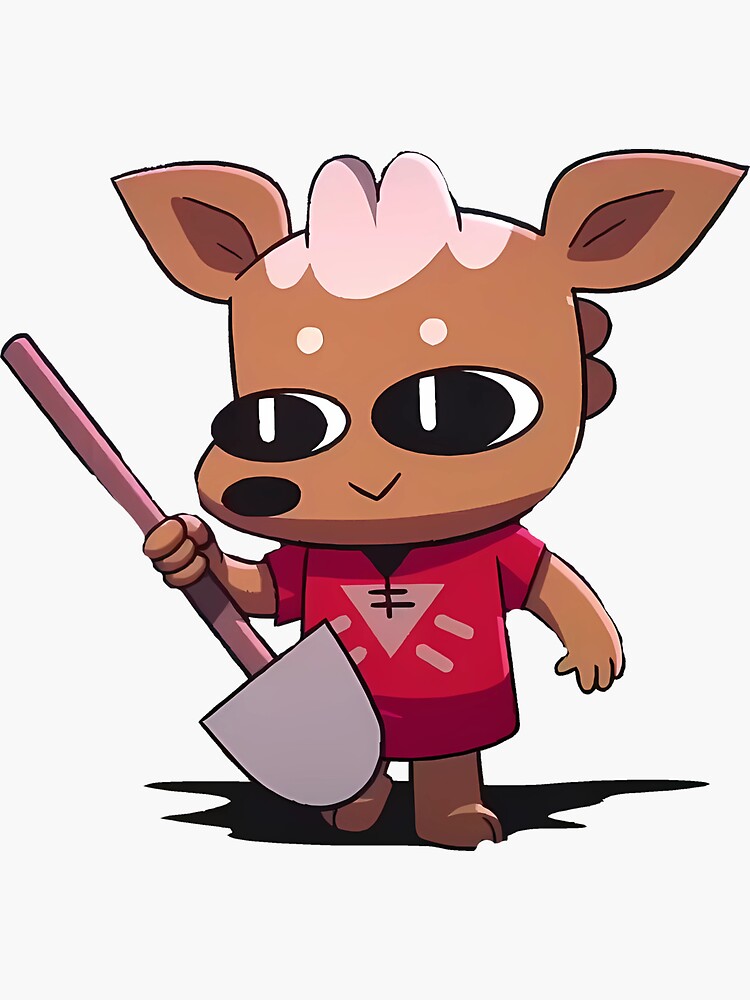 "funny Cult Of The Lamb" Sticker for Sale by safesadi | Redbubble