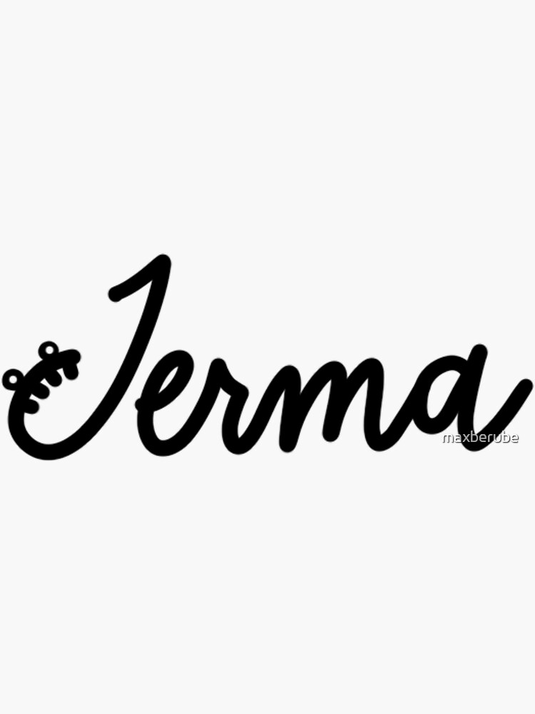 "Jerma Simplified Logo" Sticker for Sale by maxberube | Redbubble