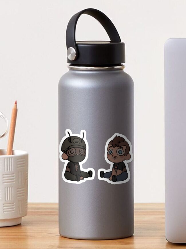 "Chibi 141: Soap & Roach " Sticker for Sale by Cr3epy | Redbubble