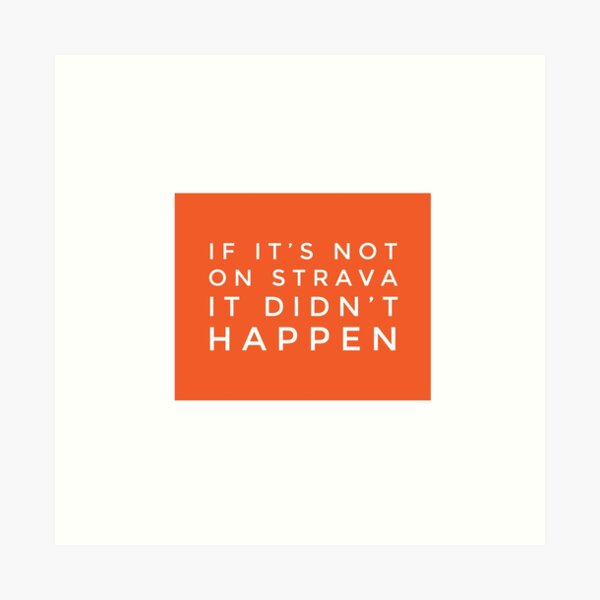 Strava Art Prints | Redbubble