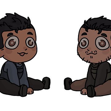 "Chibi 141: Alejandro & Rudolfo" Sticker for Sale by Cr3epy | Redbubble