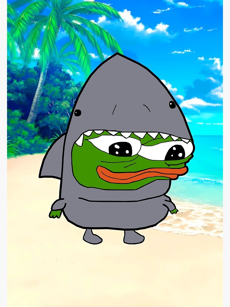 "Pepe Cute Shark Apu" Photographic Print for Sale by Slav-Art | Redbubble