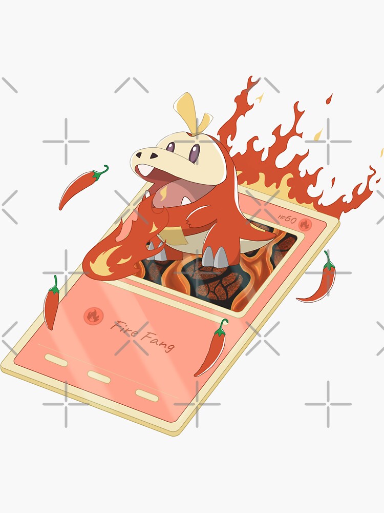 "Fuecoco" Sticker for Sale by Animangagirl | Redbubble