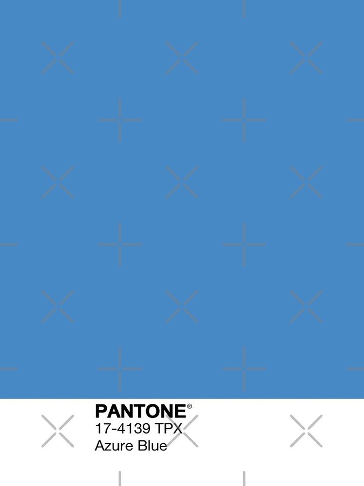 "Pantone - Azure Blue" iPhone Case for Sale by grumpy-bunny | Redbubble