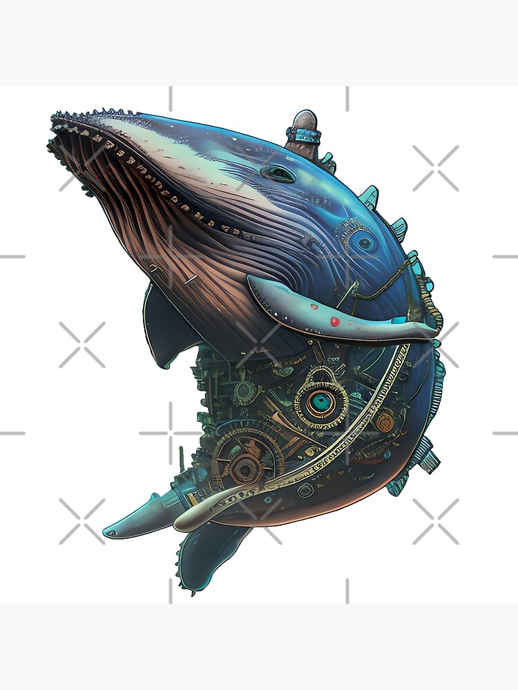 "Steampunk Whale | Clockwork Whale " Art Print for Sale by thestableartist | Redbubble