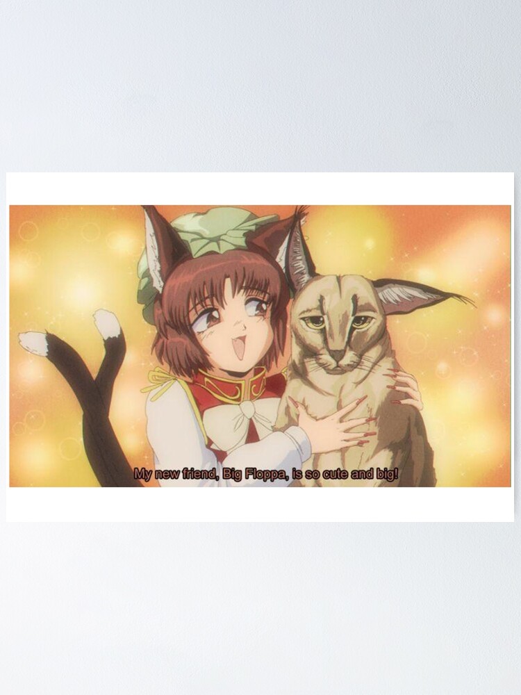 "BIG FLOPPA ANIME GF" Poster for Sale by cheapfan | Redbubble