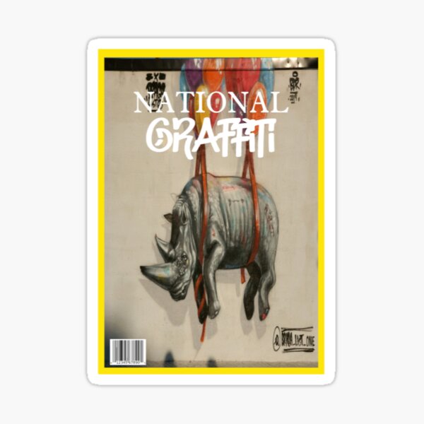 "NATIONAL GRAFFITI" Sticker for Sale by JASCKSHIRTS | Redbubble