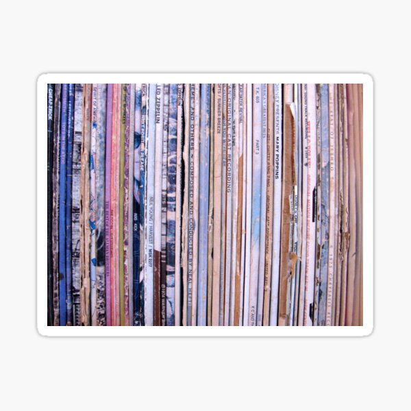 "LPs 1" Sticker by collageDP | Redbubble