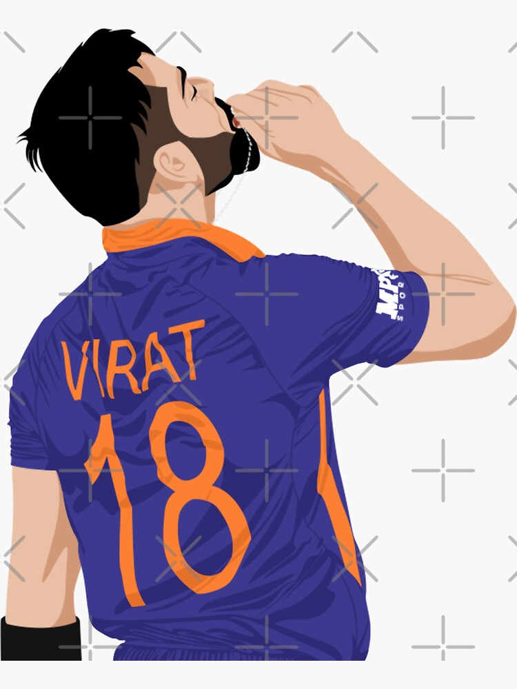 "Virat kohli" Sticker for Sale by AyushkaAgarwal | Redbubble
