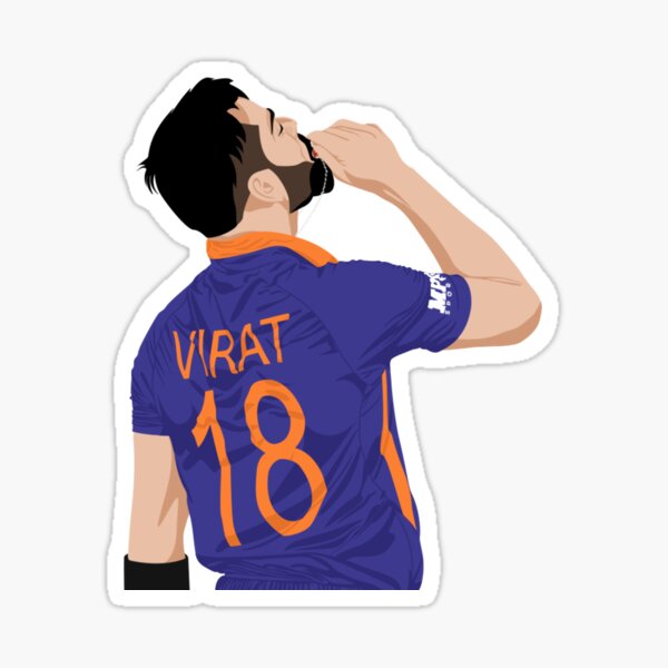 "Virat kohli" Sticker for Sale by AyushkaAgarwal | Redbubble