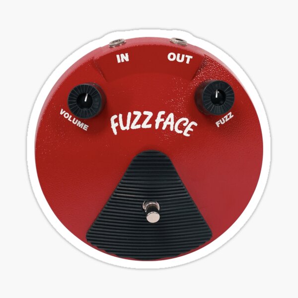 "Dallas Arbiter Fuzz Face - Classic Fuzz Guitar Pedal" Sticker for Sale ...