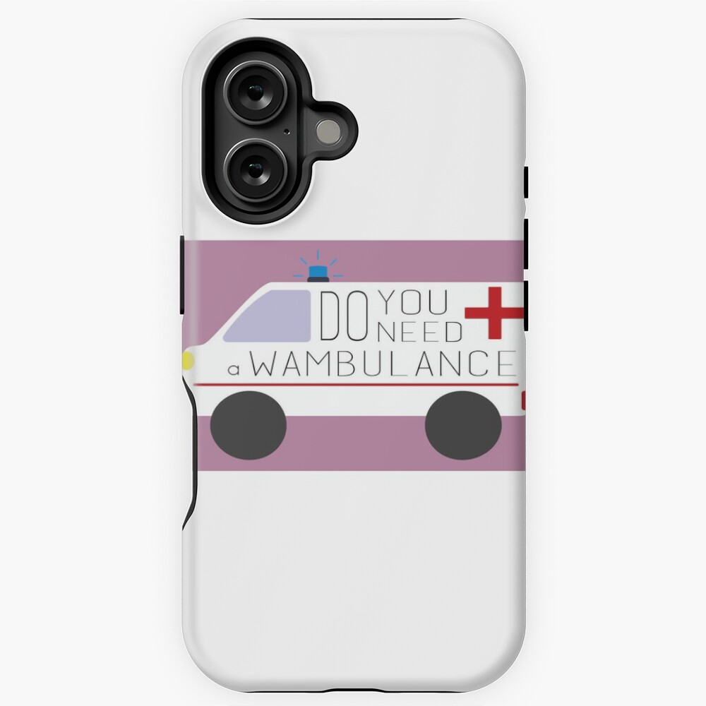 "Do you need a wambulance?" Sticker for Sale by alliecole1 | Redbubble