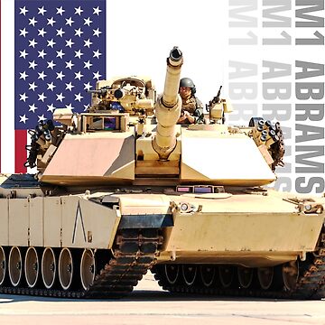 "M1 Abrams Tank" Sticker for Sale by ERIDIaNARtS | Redbubble