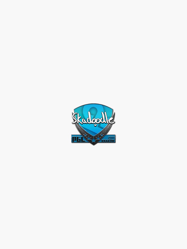 "PGL Krakow 2017 Skadoodle" Sticker by Adamanda | Redbubble