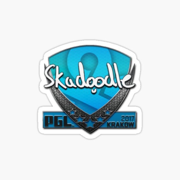 "PGL Krakow 2017 Skadoodle" Sticker by Adamanda | Redbubble