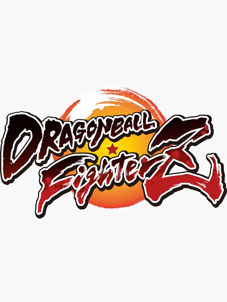 "Dragonball Fighterz Logo Sticker" Sticker for Sale by LeTotinos ...