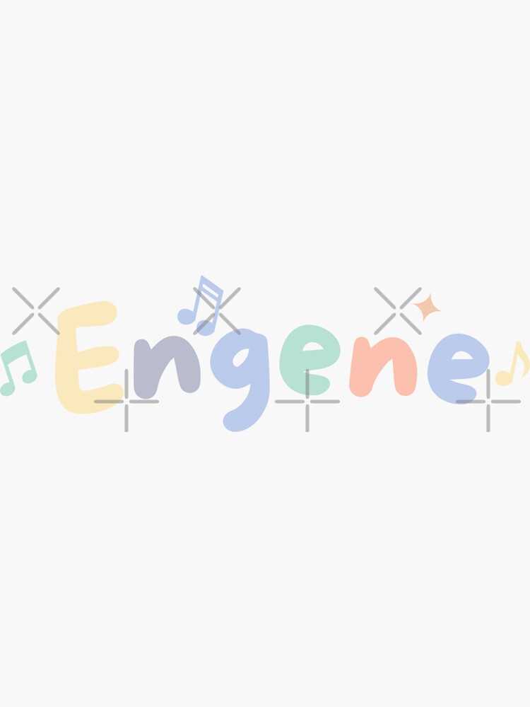 "Engene - Enhy" Sticker for Sale by yeasitrus | Redbubble