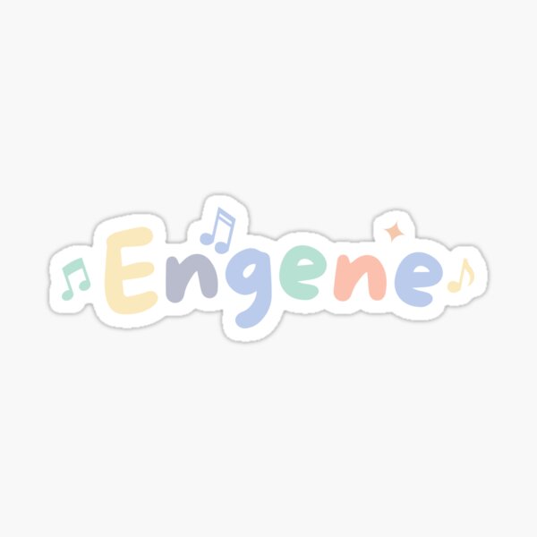 "Engene - Enhy" Sticker for Sale by yeasitrus | Redbubble