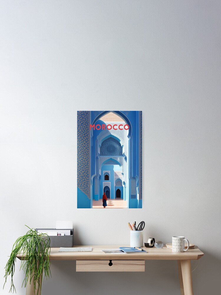 "Morocco marrakech travel poster " Poster for Sale by Arctic frame ...