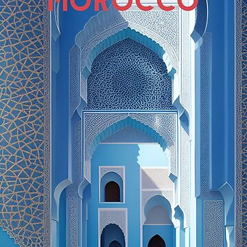 "Morocco marrakech travel poster " Poster for Sale by Arctic frame ...