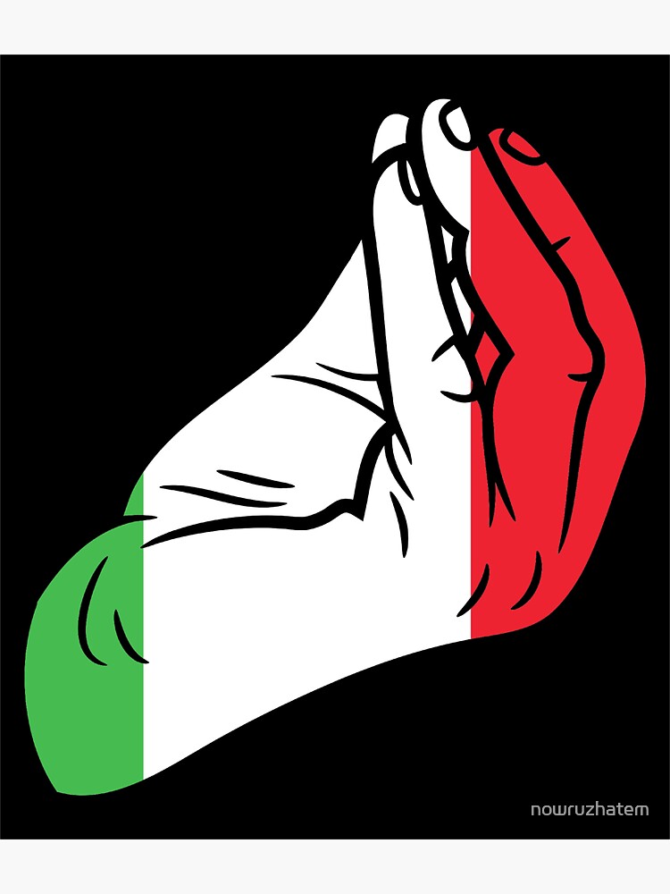 "Italian Hand Gestures - A Gift For Every Italian" Sticker for Sale by ...