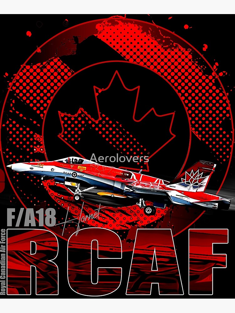 "RCAF F18 Hornet Fighterjet" Poster for Sale by Aerolovers | Redbubble