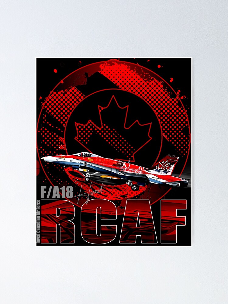 "RCAF F18 Hornet Fighterjet" Poster for Sale by Aerolovers | Redbubble