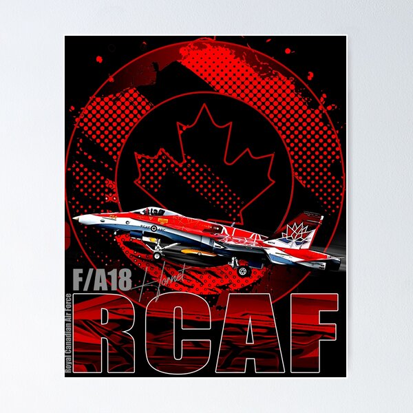 "RCAF F18 Hornet Fighterjet" Poster for Sale by Aerolovers | Redbubble