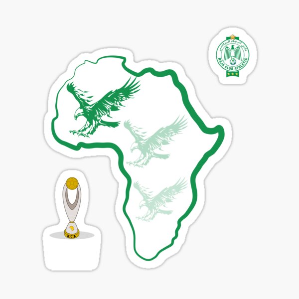 Sticker « Raja club athlétique », par Baweli | Redbubble