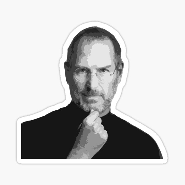 "Steve Jobs" Sticker by adamfaris | Redbubble