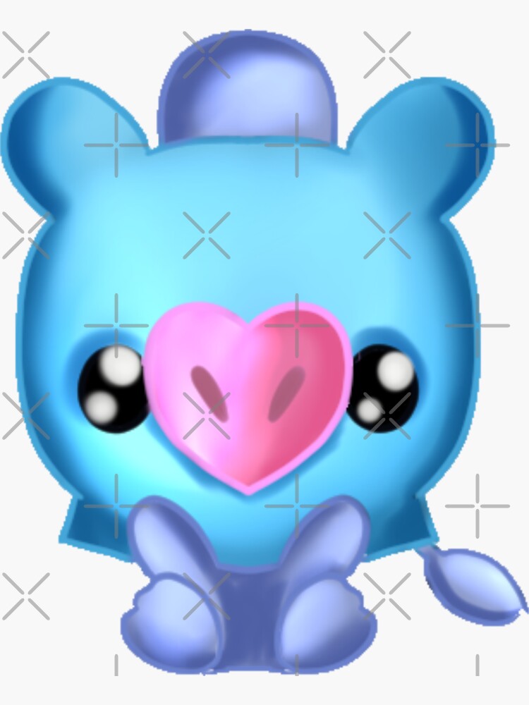 "J Hope animal figure Mang sticker design" Sticker for Sale by ...