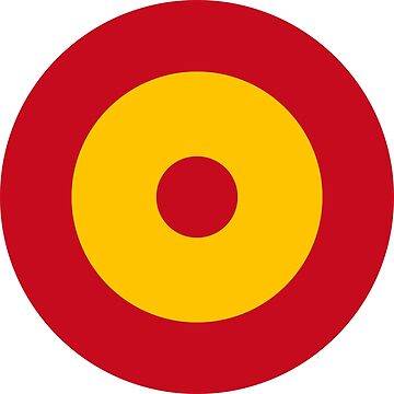 "Roundel of the Spanish Air Force" Sticker for Sale by abbeyz71 | Redbubble