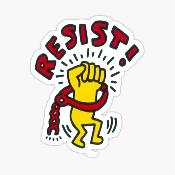 "The resistance" Sticker by Teixeira224 | Redbubble