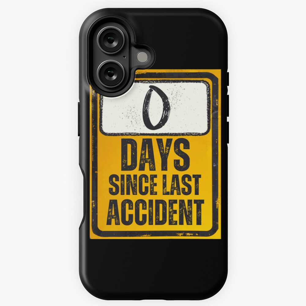 "Zero Days Since Last Accident Sign" Art Board Print for Sale by ...