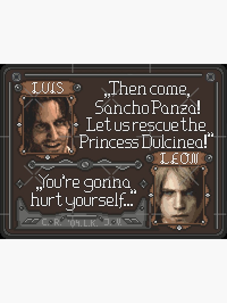 Póster con la obra «Resident Evil Leon Kennedy Pixel Art» de ...