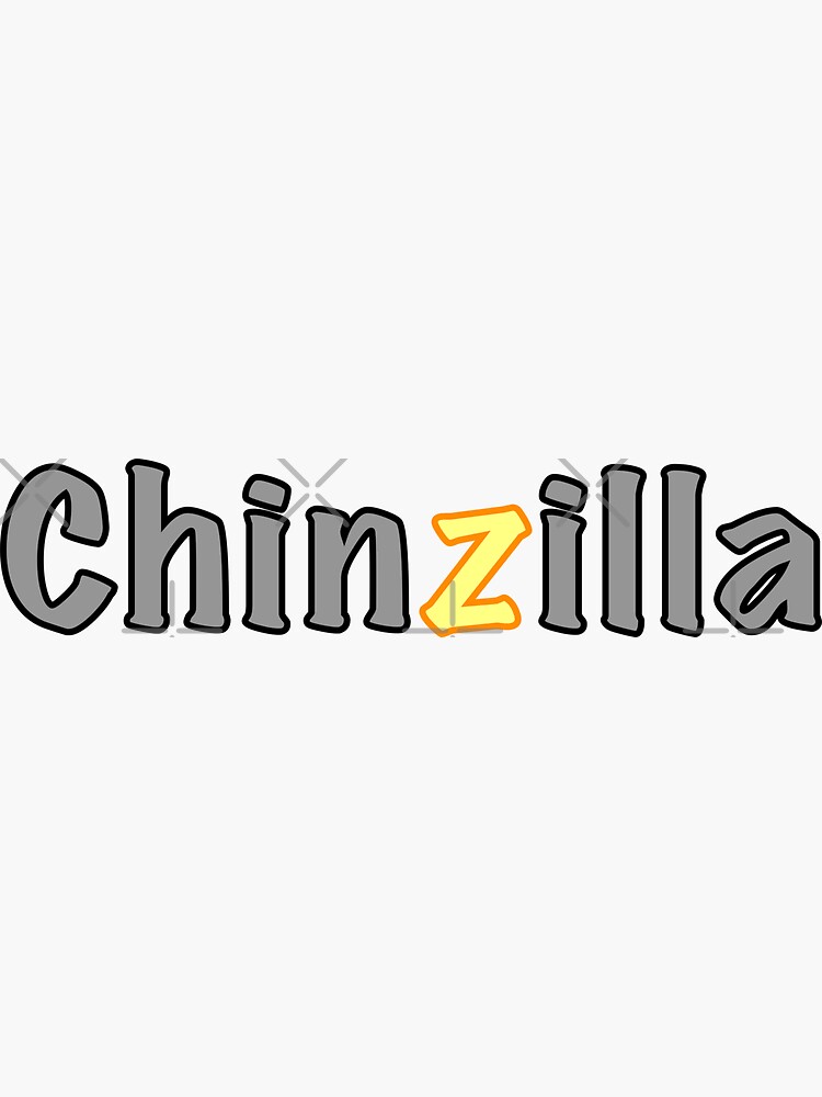"chinzilla my school president" Sticker for Sale by premslays | Redbubble