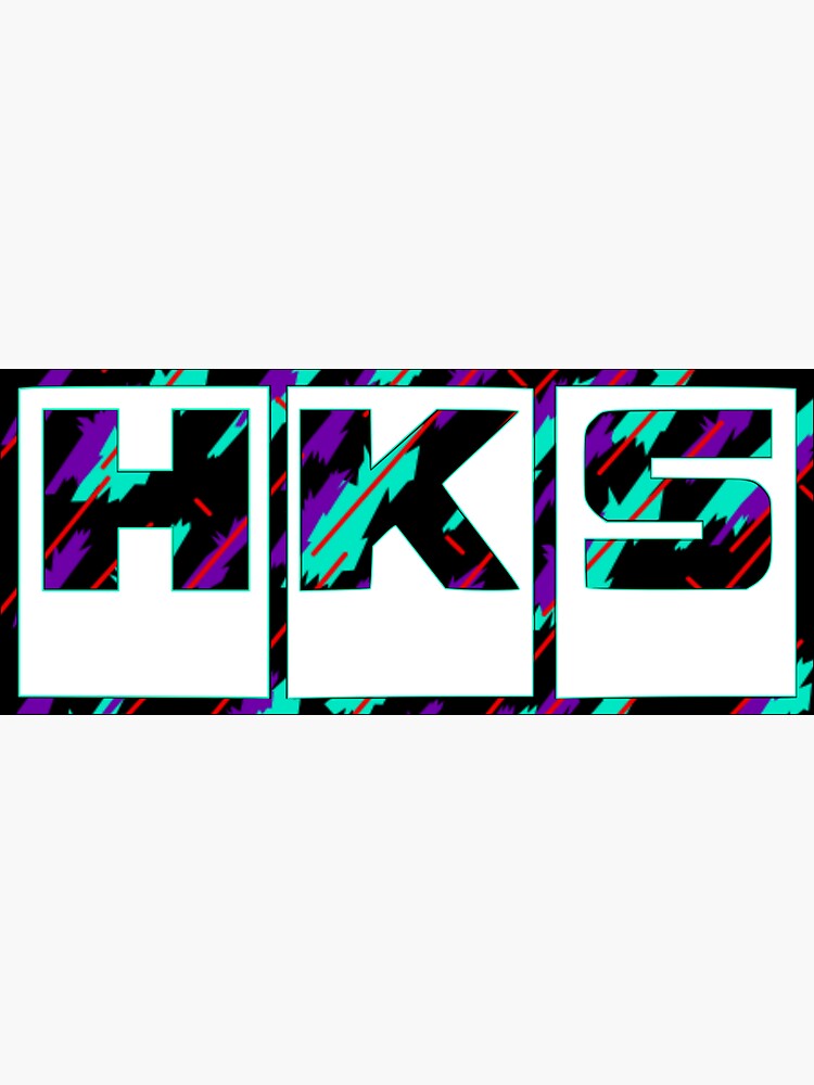 "HKS" Sticker for Sale by shanilhasantha | Redbubble