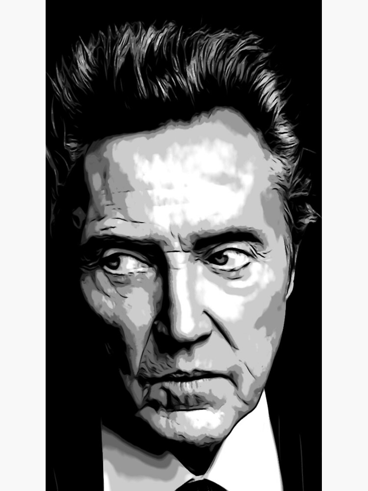 "Christopher Walken" Sticker for Sale by Wyllie | Redbubble