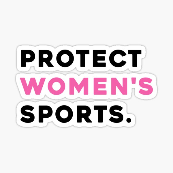 "Save Women's Sport - Protect Womens Sports - Gift For Women" Sticker ...