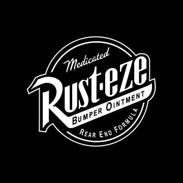 "Rust-eze Logo Solid " Sticker for Sale by Designbydjd | Redbubble