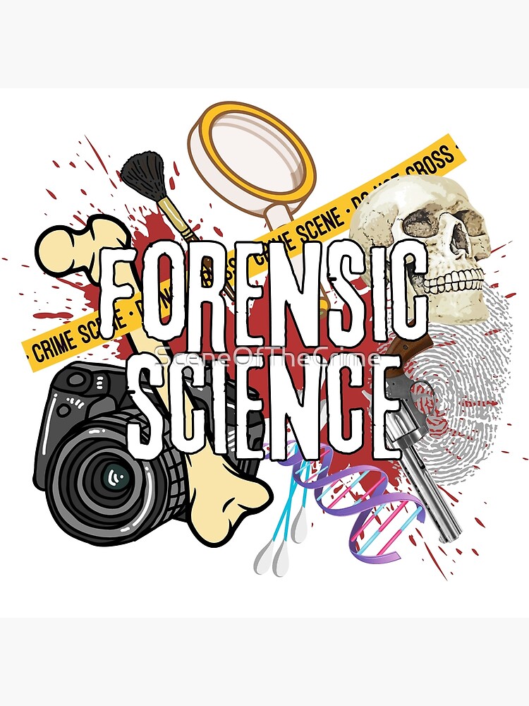Forensic Science Posters Crime Lab Criminology' Poster, Picture, Metal