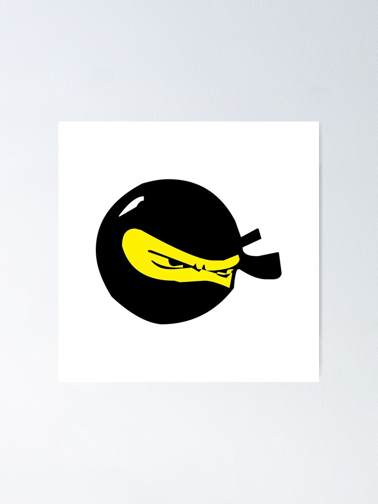 "Ninja Smile" Poster by quarantine81 | Redbubble