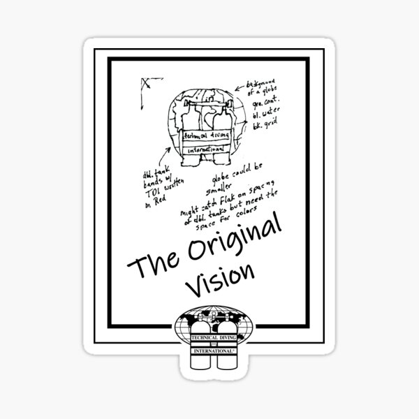 "Technical Diving International (TDI) - TDI Napkin The Original Vision ...