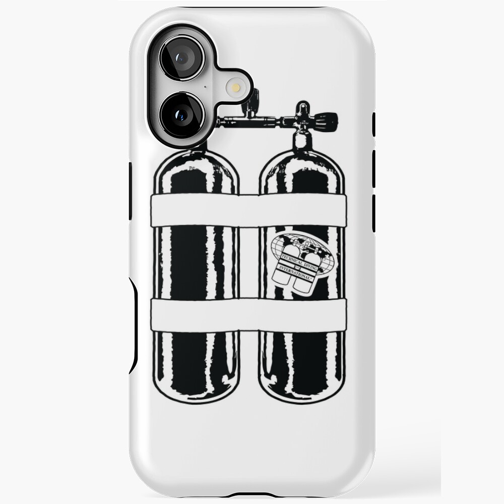"Technical Diving International (TDI) - Double Cylinders with TDI Logo ...