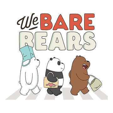 "We Bare Bears logo" Sticker for Sale by topihitam67 | Redbubble