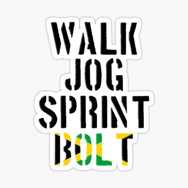 "Usain Bolt" Sticker for Sale by lethalaly | Redbubble
