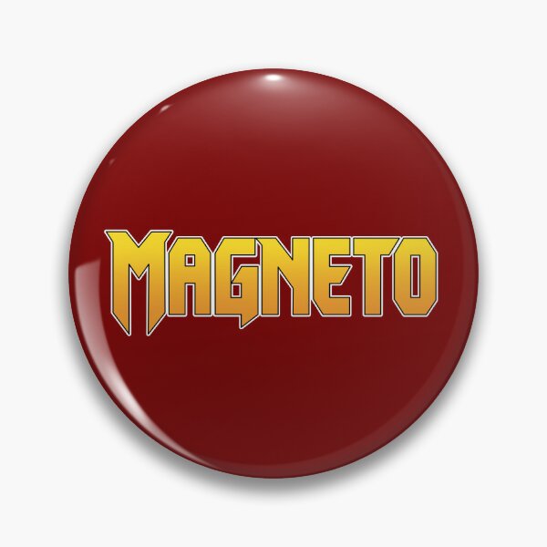 "Magneto Logo" Pin for Sale by JamesCMarshall | Redbubble