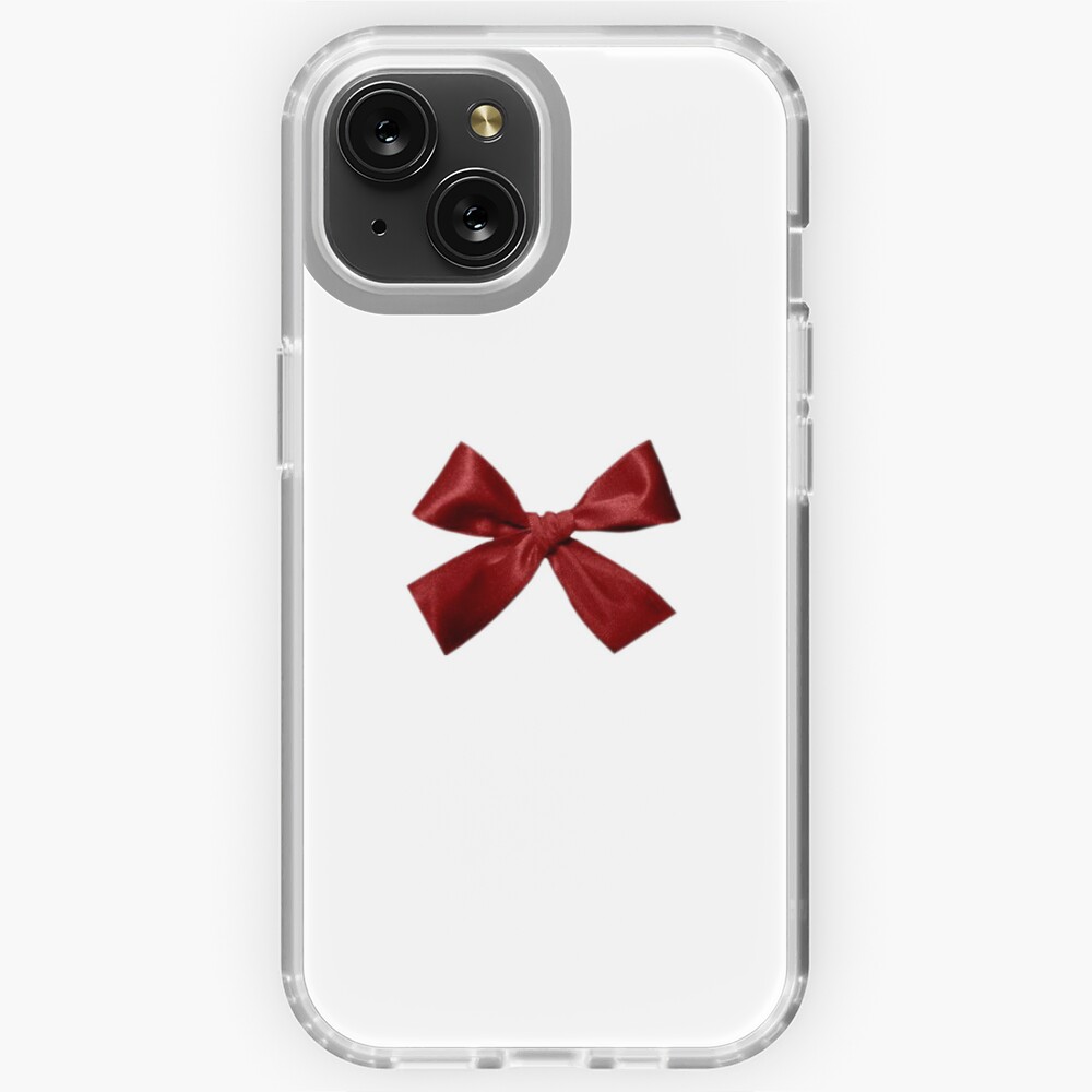 "red ribbon bow" Sticker for Sale by cupcakefemcel | Redbubble