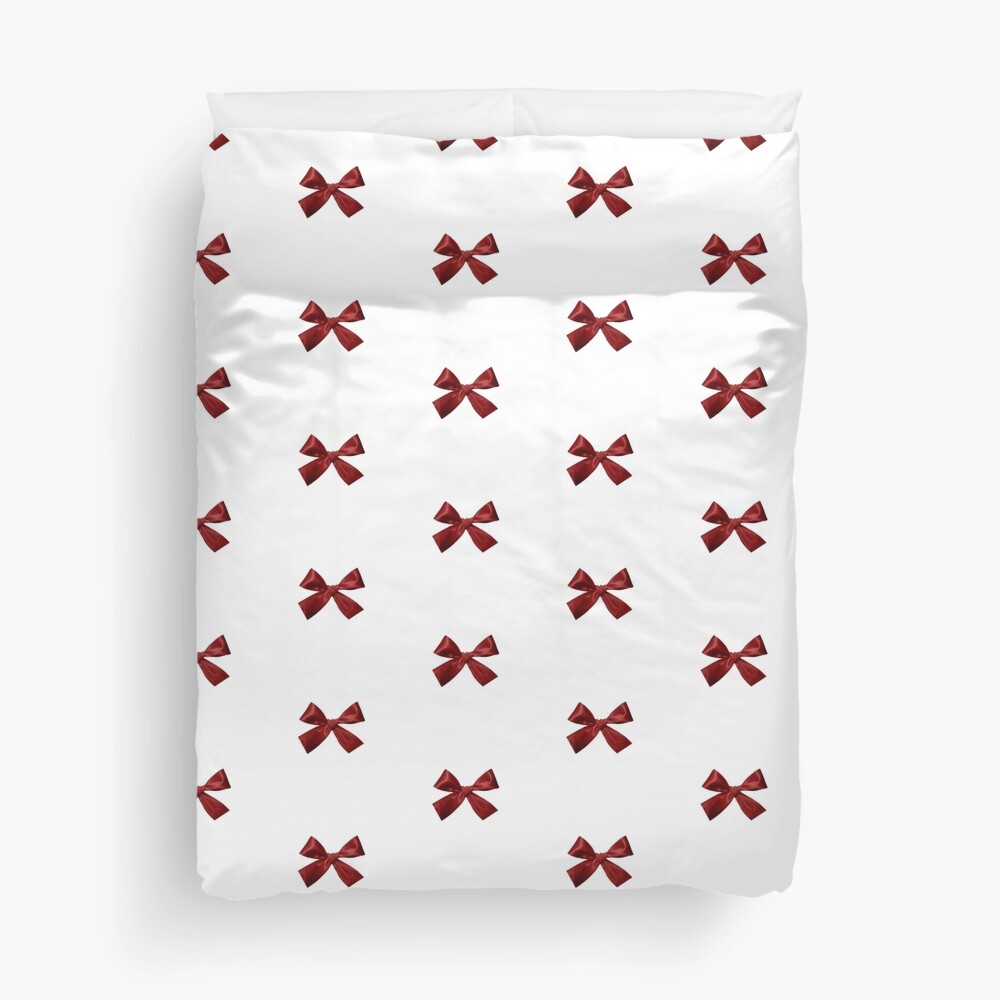 "red ribbon bow" Sticker for Sale by cupcakefemcel | Redbubble